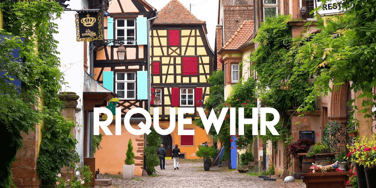 Mapa de Riquewihr, Alsacia - Alsacia